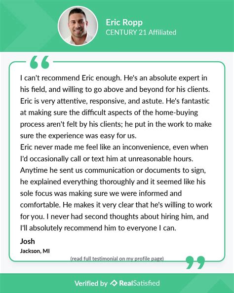 Eric Ropp On Linkedin Verifiedbyrealsatisfied