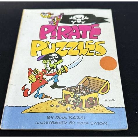 Accents Vintage Pirate Puzzles By Jim Razzi School Puzzle Book