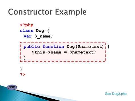 Ppt Php Classes And Object Oriented Programming Powerpoint