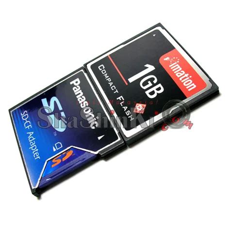 Panasonic SD To CF Converter Adaptor Panasonic CompactFlash Adapter Memory Storage ShaShinKi