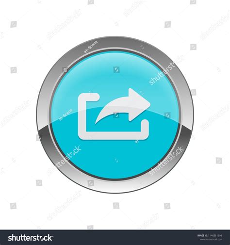 Share Button App Icon Stock Vector Royalty Free 1146381998 Shutterstock