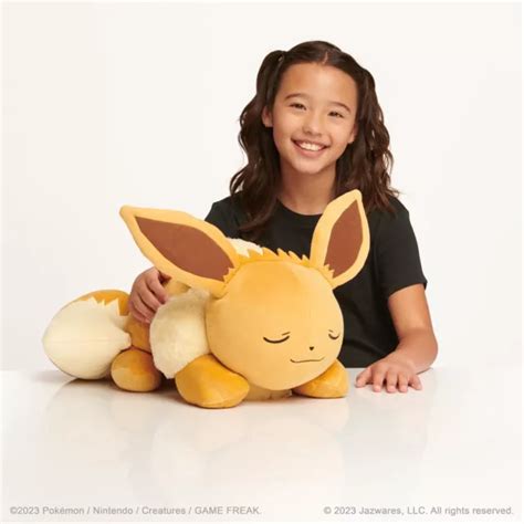 Pokemon 18and Eevee Sleeping Prenium Plush Soft Toy £31 91 Picclick Uk