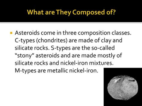 Physics Presentation Asteroids Ppt