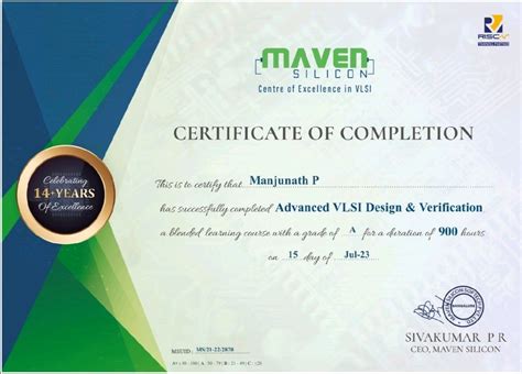 manjunath p on linkedin mavensilicon vlsi frontend