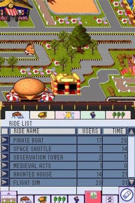 Theme Park Ds Ds Screenshots