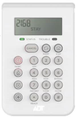 ADT Command Hybrid Wired Keypad Zions Security Alarms