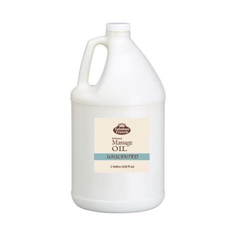 Massage Oil 128oz Unscented Fabulous Frannie