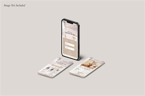 스마트 폰 화면 모형 프리미엄 Psd 파일