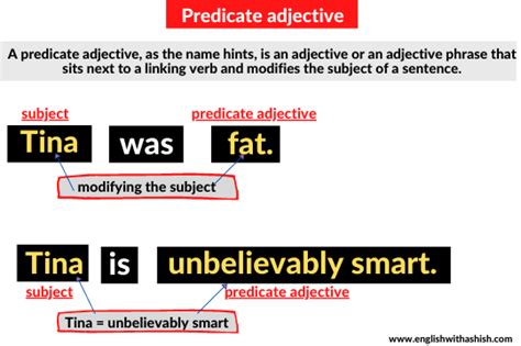 What Is A Predicate Adjective Examples Tips And Exercise