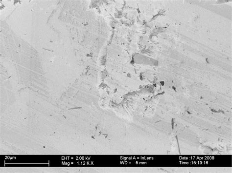 A Sem Image Of Few Layer Graphene On A Gaas Substrate The Graphene