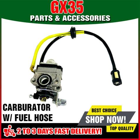 Honda Grass Cutter Carburator Spare Part With Fuel Hose For Gx35 4
