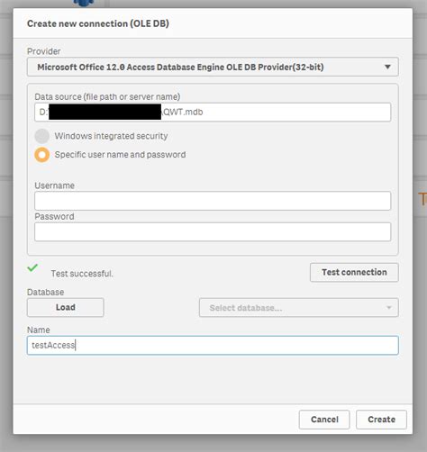 Solved Connecting Access Db To Qliksense Qlik Community 62637