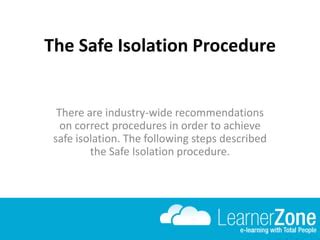 Safe Isolation Procedure PPTX