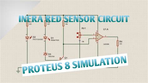Infra Red Sensor Simulation In Proteus 8 Youtube