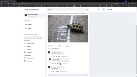 Here Is My Social Network Clone I Have Developed In The Last Two Months