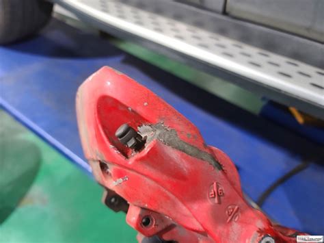 펠라 6p 브레이크 디스크연마 작업 및 브레이크 장착이 잘못되어 캘리퍼 교체 했어요 네이버 블로그