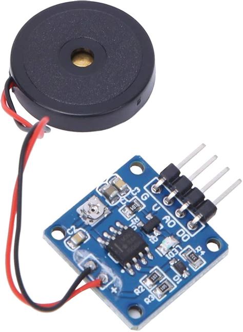 2 Pcs Vibration Switch Sensor Module Piezoelectric Vibration Tapping Sensor Module Vibration