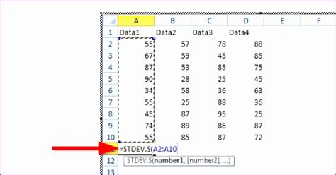 8 Standard Deviation Excel Template Excel Templates Excel Templates
