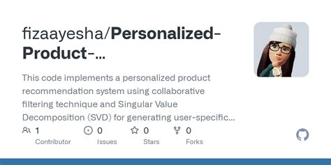 Github Fizaayesha Personalized Product Recommendations This Code Implements A Personalized