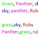 Change The Color Of Words In Text