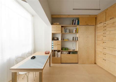 Space Saving Modular Studio For An Artist By Raanan Stern