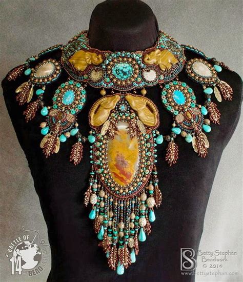Beadsmagic Patterns Beautiful Necklaces From Botb 2014 Part Ii