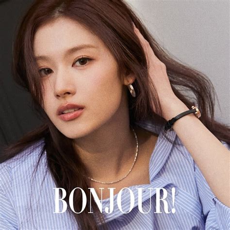 Sana X Lenina Bonjour To Love Lenina 24 Spring Collection Kpopping