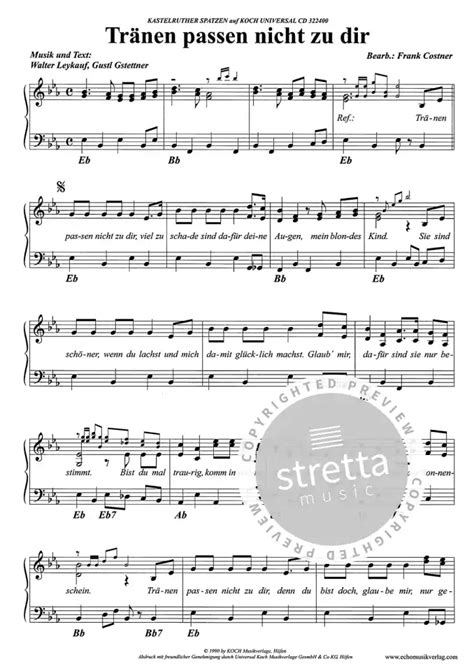 Tränen Passen Nicht Zu Dir Von Gustl Gstattner Et Al Im Stretta