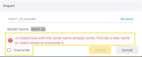 Exporting And Importing Data Models