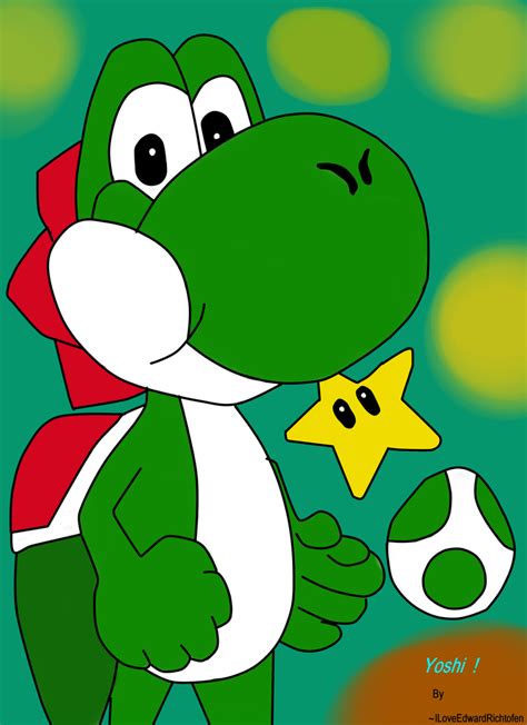 Super Mario Brothers Yoshi By ILoveEdwardRichtofen On DeviantArt