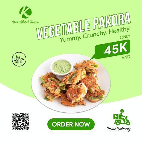 Vegetable Pakora Kachi Global Services