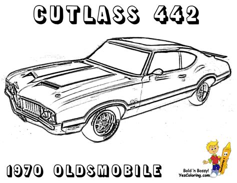 Old School Car Coloring Pages Printable