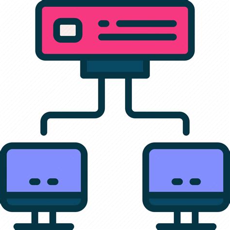 Data Center Database Computer Icon Download On Iconfinder