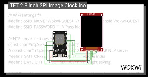 Tft 28 Inch Spi Image O Copy Wokwi Esp32 Stm32 Arduino