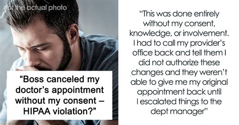 Boss Cancels Employees Doctor Appointment Without Permission Gets