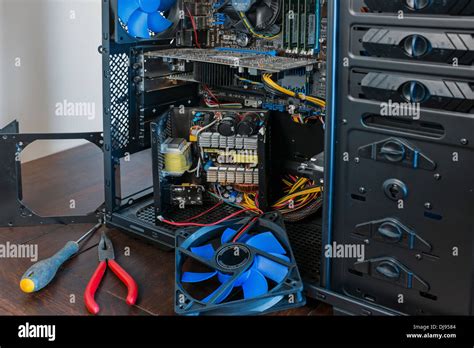 Inside Of Computer Cpu Hi Res Stock Photography And Images Alamy