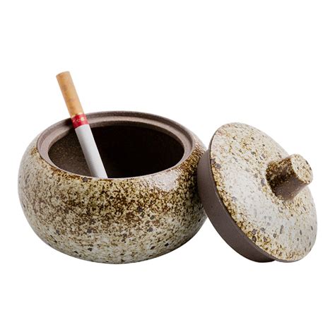 Cute Covered Ashtray For Patio Retro Feel Etsy
