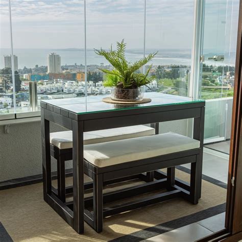 Rustic Chic Comedor De Terraza Gris R