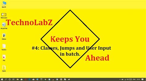 Custom Looping In Batchintroduction To Loopingtechnolabz Youtube