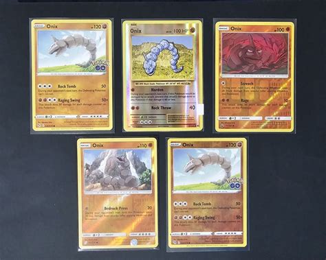 Onix Jap And Eng Cards Pokemon Tcg Hobbies And Toys Toys And Games On