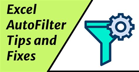 Excel Autofilter Tips And Troubleshooting Contextures