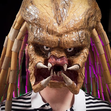 Predator Mask Templates For Cardboard Diy Epic Cardboard Props