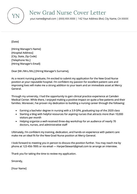 Entry Level Nurse Cover Letter Sample Resume Genius