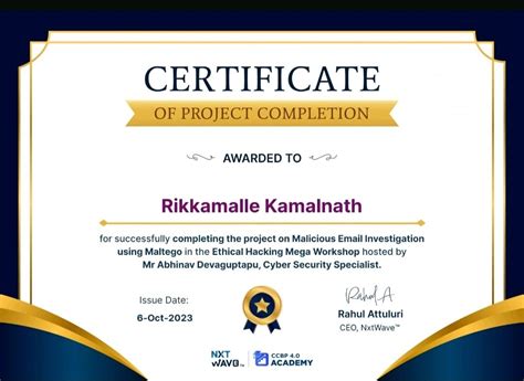 Kamalnath Rikkamalle On Linkedin Ethicalhacking Nxtwavesuccess Ccbp Nxtwave