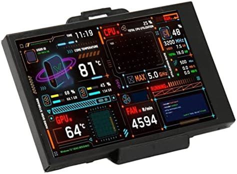 In IPS USB C Mini Screen PC Sensor Panel Display AIDA PC CPU HDD Data Monitor Computer