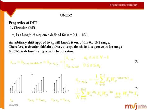 Unit 2 Properties Of Dft Circular Convolution 692021