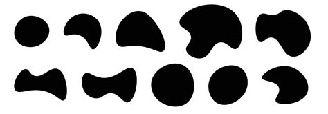 Set Of Abstract Organic Shapes Abstract Organic Blobs Vector Art At Vecteezy