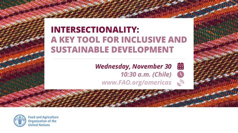 Intersectionality A Key Tool For Inclusive And Sustainable Development