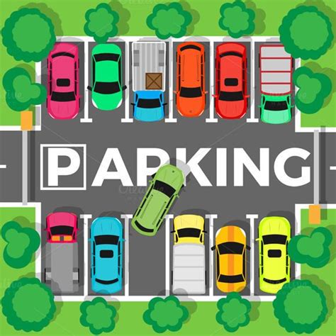 Parking Lot Clipart