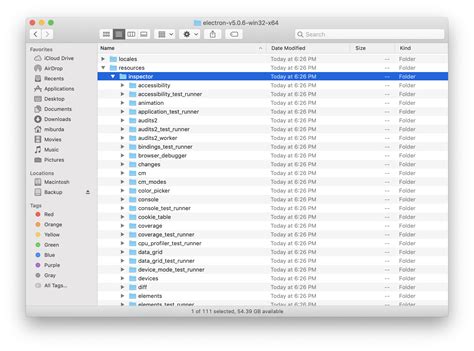 Electron 5 For Linux Windows Ships Unused Files In Resources Inspector Issue 19174